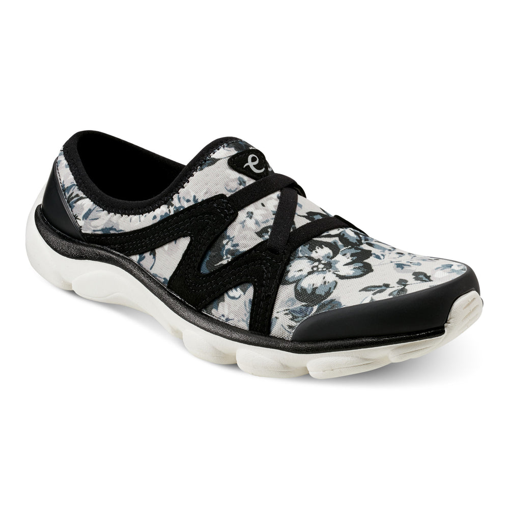Women's Riptide Clogs - Black/White Floral | Easy Spirit
