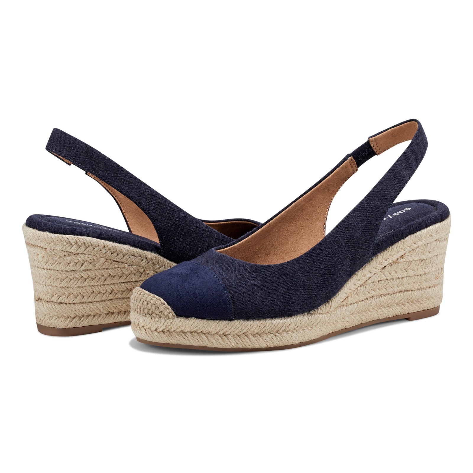Women's Margie Platform Wedge Slingbacks - Dark Denim | Easy Spirit