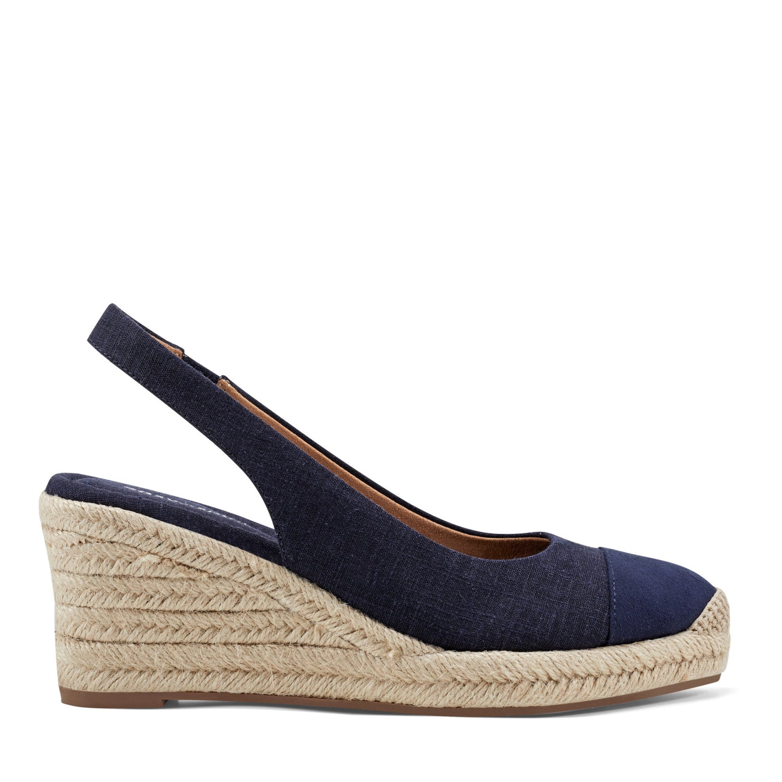 Women's Margie Platform Wedge Slingbacks - Dark Denim | Easy Spirit