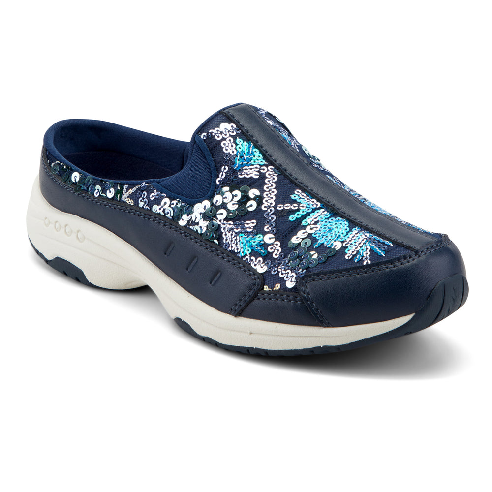 Women's Traveltime Clogs - Dark Blue/Sequins | Easy Spirit