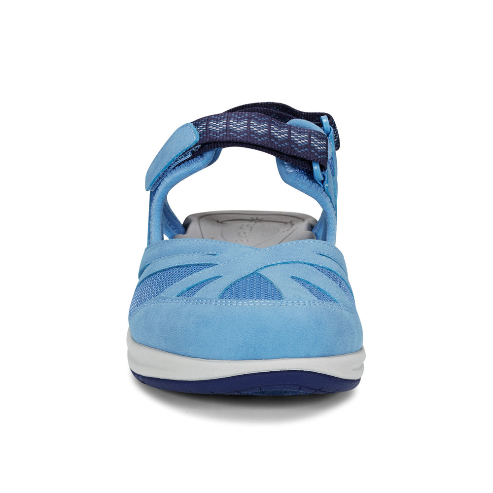 Women's Splash Flat Hiking Sandals - Medium Blue | Easy Spirit