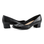 Women's Libie Dress Pumps - Black Leather | Easy Spirit