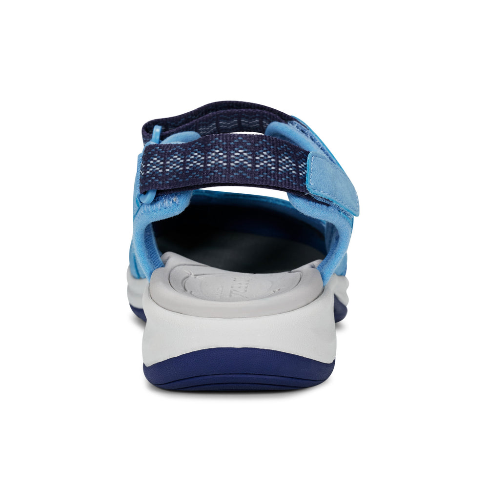 Women's Splash Flat Hiking Sandals - Medium Blue | Easy Spirit
