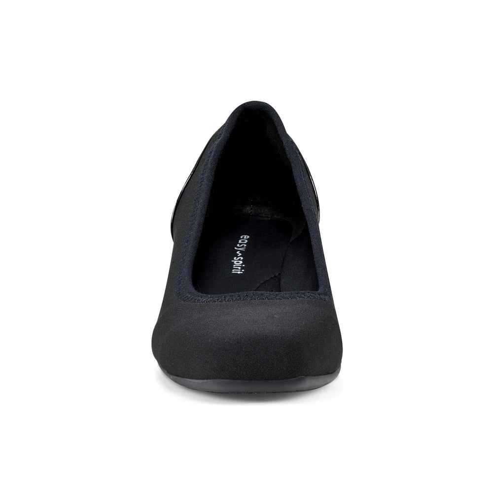 Women's Gwenyth Slip On Wedges - Black | Easy Spirit