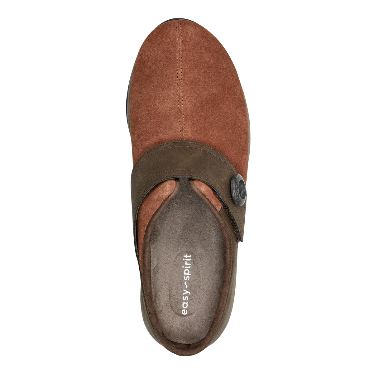 Women's Edline Slip On Casual Clogs - Brown Suede | Easy Spirit