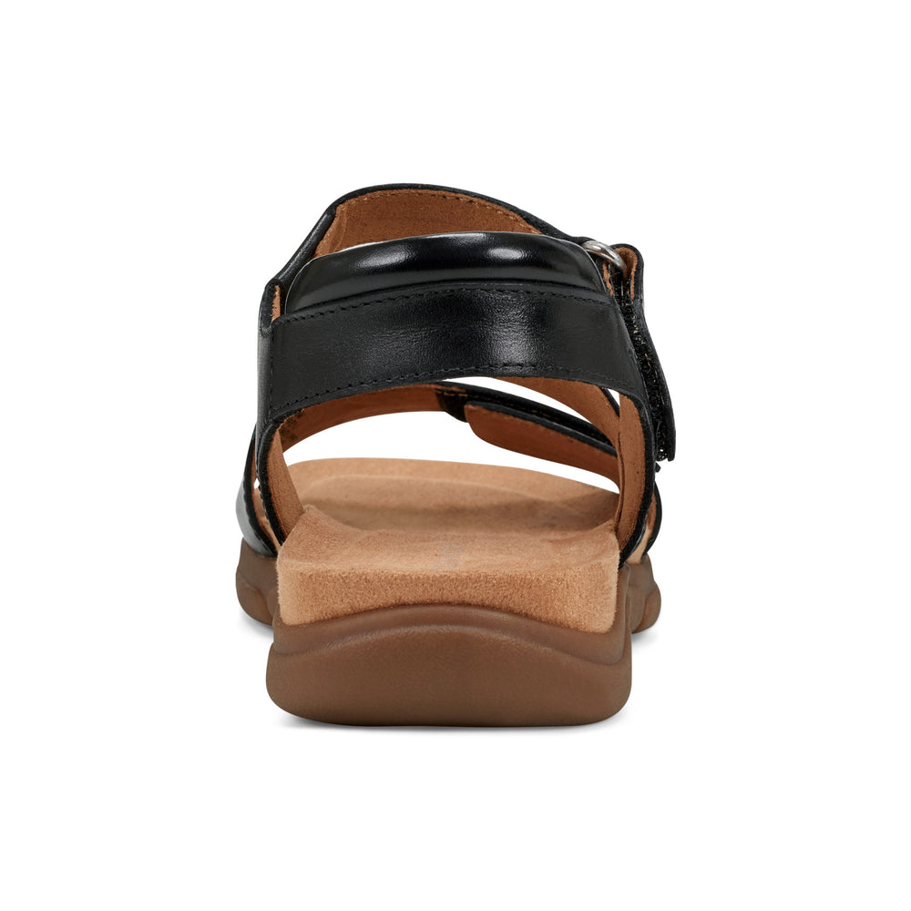 Women's Mavey Casual Sandals - Black Leather | Easy Spirit