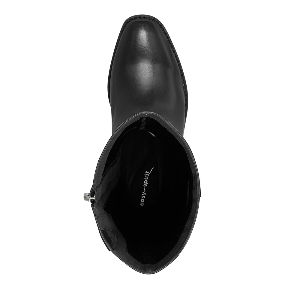 Women's Loretta Block Heel Casual Boots - Black | Easy Spirit