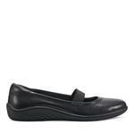 Women's Golden Mary Jane Casual Ballet Flats - Black Leather | Easy Spirit