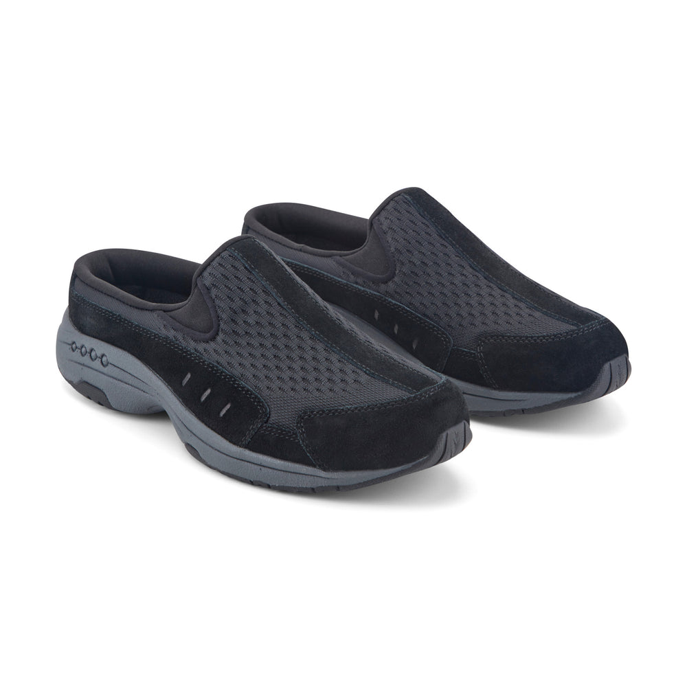 Women's Traveltime Clogs - Black Mesh | Easy Spirit