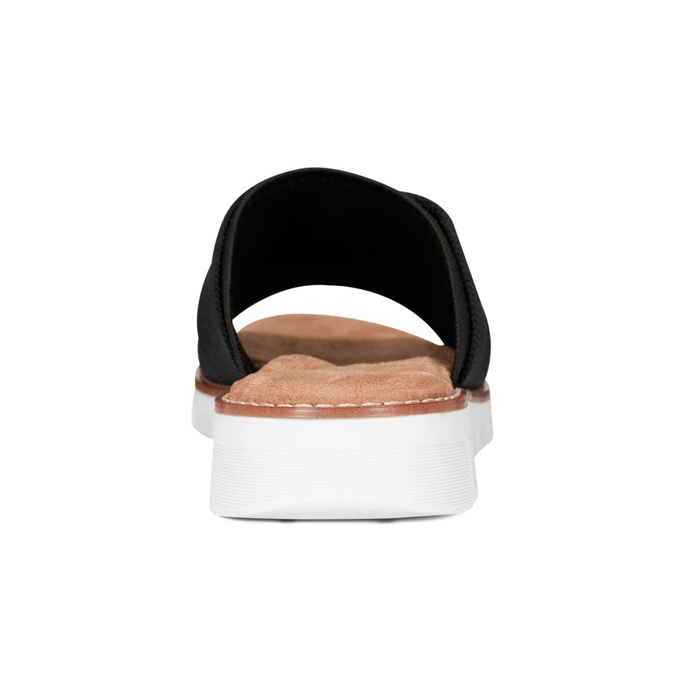 Women's Josy Knotted Slide Sandals - Black | Easy Spirit